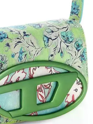 DIESEL® 1dr-iconic Shoulder Bag With Floral Print - Green