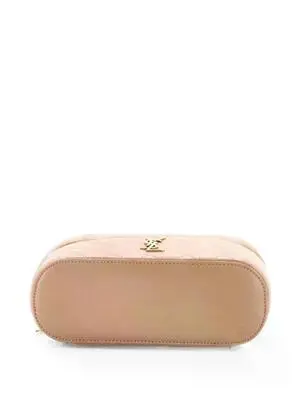 Saint Laurent Gaby Zip Around Vanity Bag Quilted Leather Mini Satchel - Neutrals