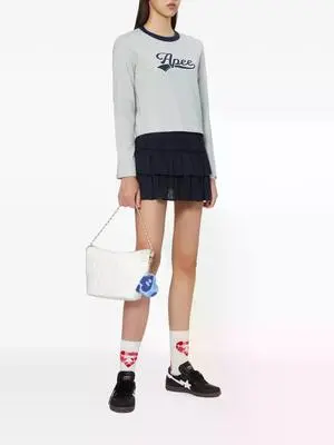 AAPE BY *A BATHING APE Logo-patch T-shirt