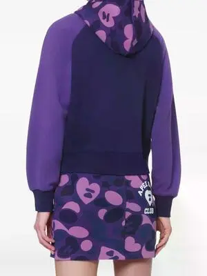 AAPE BY *A BATHING APE Heart-patch Camo-print Hoodie