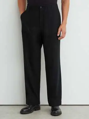REISS Wool-blend Relaxed-fit Trousers