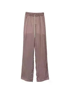 Rick Owens Dietrich Drawstring Straight-leg Trousers - Grey