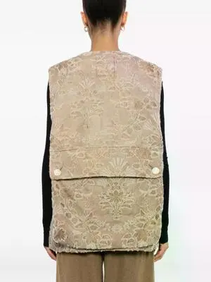UMA WANG Floral-jacquard Gilets
