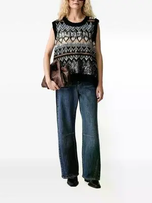 Munthe Vitalism Sequin-embellished Knitted Vest