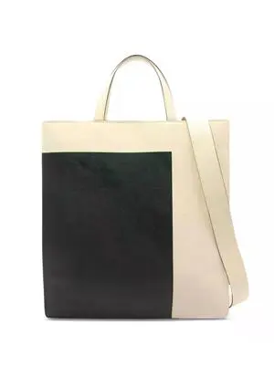 VALEXTRA VINTAGE 2000s Two-way Tote Bag - Neutrals