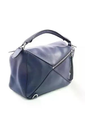 Loewe Medium 2000s Puzzle Leather Tote Bag - Blue