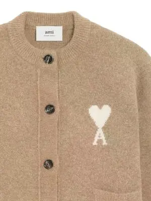 AMI Paris De Coeur Knitted Cardigan