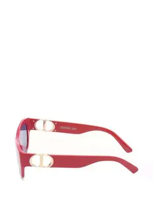 Dior 2010s 30montaigne Sunglasses - Red