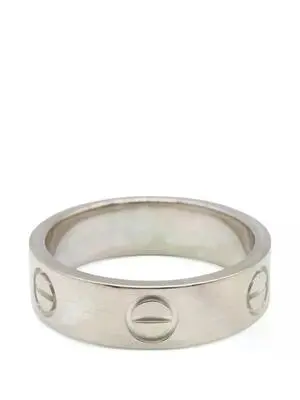Cartier 2010s Love Screw-motif Ring - Silver