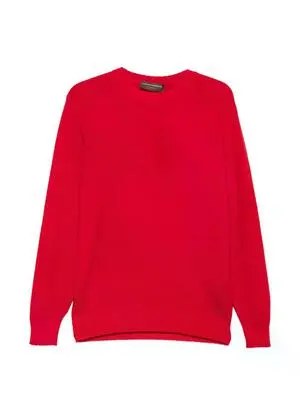 FILIPPO DE LAURENTIIS Crew Neck Long-sleeve Sweater - Red