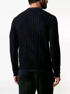 Armani Exchange Geometric-patterned Sweater