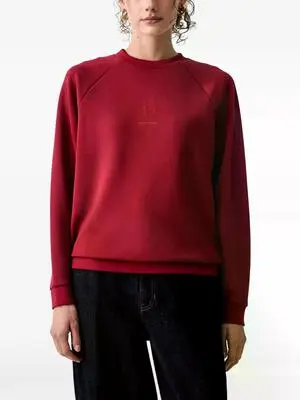 Armani Exchange Embellished Raglan-sleeve Sweatshirt - Red