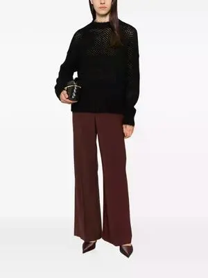 Antonelli Firenze Brembana Open-knit Crew-neck Sweater