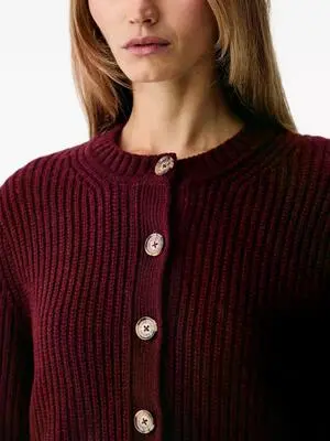 Barbour Adalyn Ribbed-knit Cardigan
