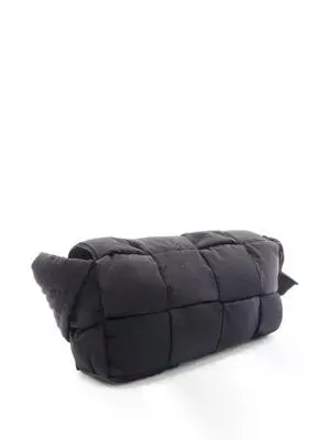 Bottega Veneta 2010s Padded Cassette Shoulder Bag - Black
