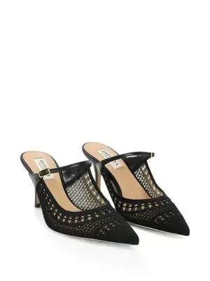 ARTEANA Trieste Crochet-knit Pointed-toe Mules