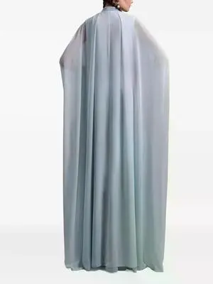 GEMY MAALOUF Embellished-trim Kaftan Dress