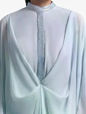 GEMY MAALOUF Embellished-trim Kaftan Dress