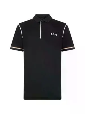 BOSS Active Paddy Golf Polo Shirt In Ripstop Fabric