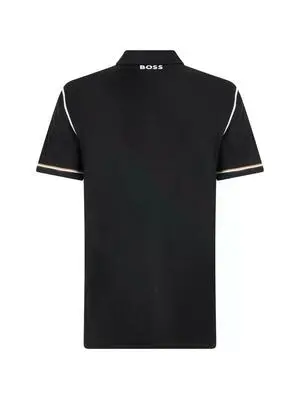 BOSS Active Paddy Golf Polo Shirt In Ripstop Fabric