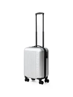 Armani Exchange Logo-embossed Ridged Luggage