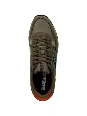 NAPAPIJRI Cosmos Logo-print Panelled Sneakers - Green