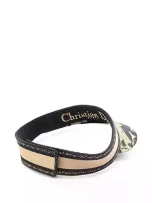 Dior 2010s Logo-embroidered Sun Visor