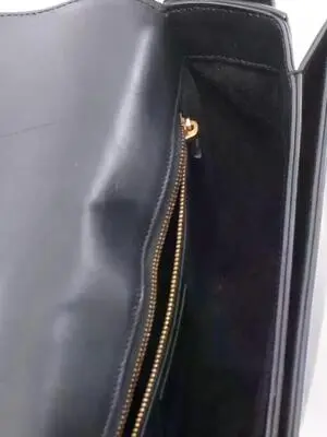 Saint Laurent 2000s Universite Leather Shoulder Bag