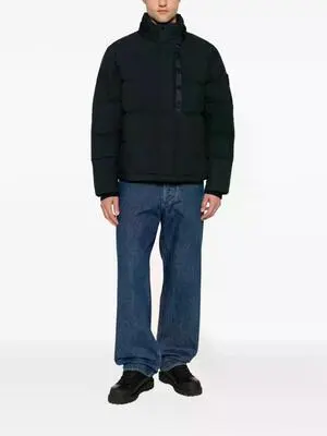 Stone Island Quilted Logo-patch Coat