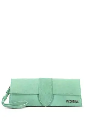 Jacquemus Ostrich-effect Suede East-west Bag