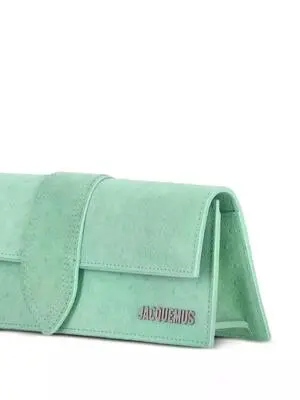 Jacquemus Ostrich-effect Suede East-west Bag