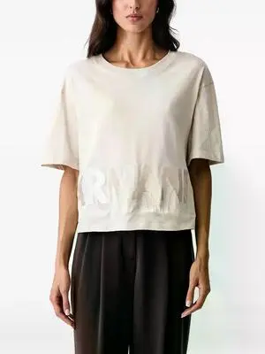 Armani Exchange Sequin-embellished Logo T-shirt