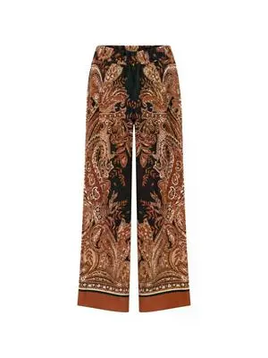 CLIPS Paisley-print Trousers