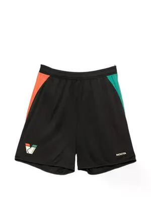 VENEZIA FC Home Logo-detail Panelled Shorts - Black