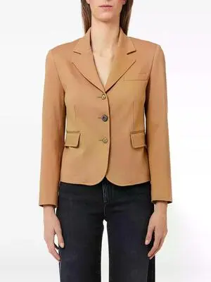 Liu Jo Button-up Notched-lapels Blazer - Brown