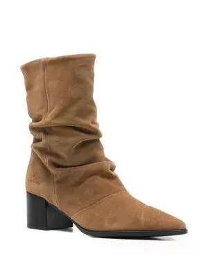 SUMMERY COPENHAGEN Slouchy Pointed-toe Boots