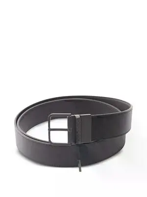 Bottega Veneta 2010s Reversible Leather Belt - Brown