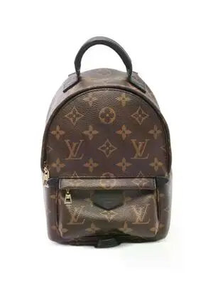 LOUIS VUITTON 2016 Palm Springs Monogram Backpack - Brown