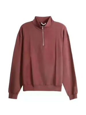 Auralee Half-zip Sweatshirt - Brown