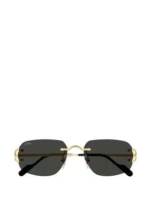 Cartier Rimless Sunglasses - Gold
