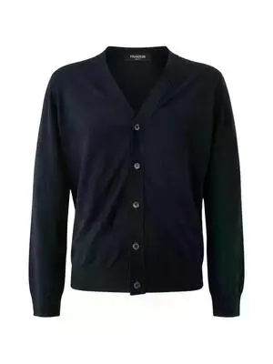 FRANZESE COLLECTION Stefano De Martino V-neck Cardigan - Blue