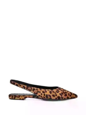 Prada Printed Leather Ballerinas