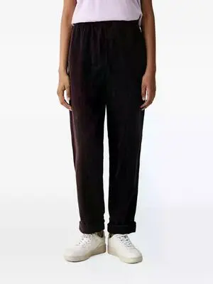 American Vintage The Padow Corduroy Elasticated-waist Trousers - Brown