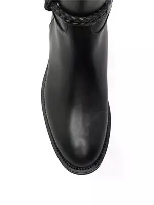 Roberto Festa Morgan Braided-strap Boots - Black