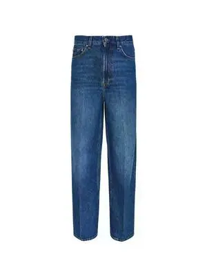 TOTEME Pressed-crease Wide-leg Jeans - Blue