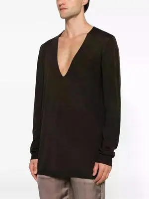 Rick Owens V-neck Sweater