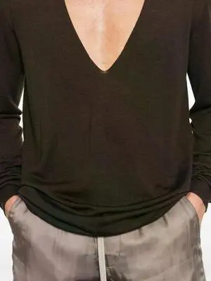 Rick Owens V-neck Sweater