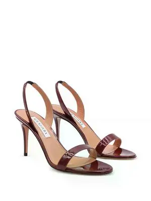 AQUAZZURA So Nude Sandals 85 - Brown