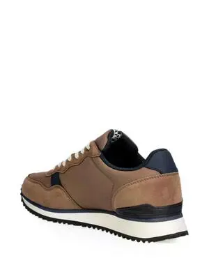 NAPAPIJRI Cosmos Logo-patch Panelled Sneakers - Brown