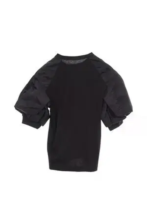 Sacai 2010s Zip-pocket T-shirt - Black